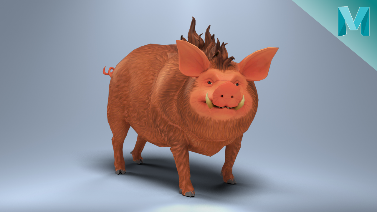 Agora.community | Pig | Maya