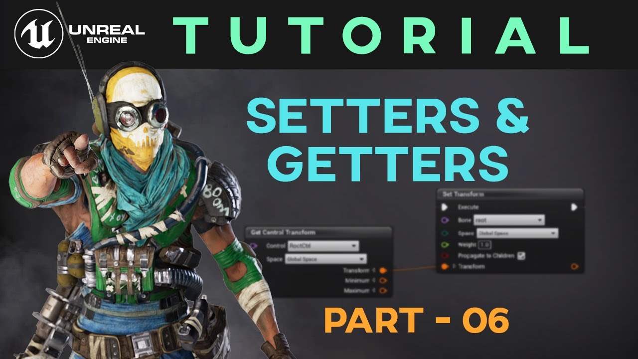Agora.community | Control Rig Tutorial - Setter & Getter Nodes - Part 6