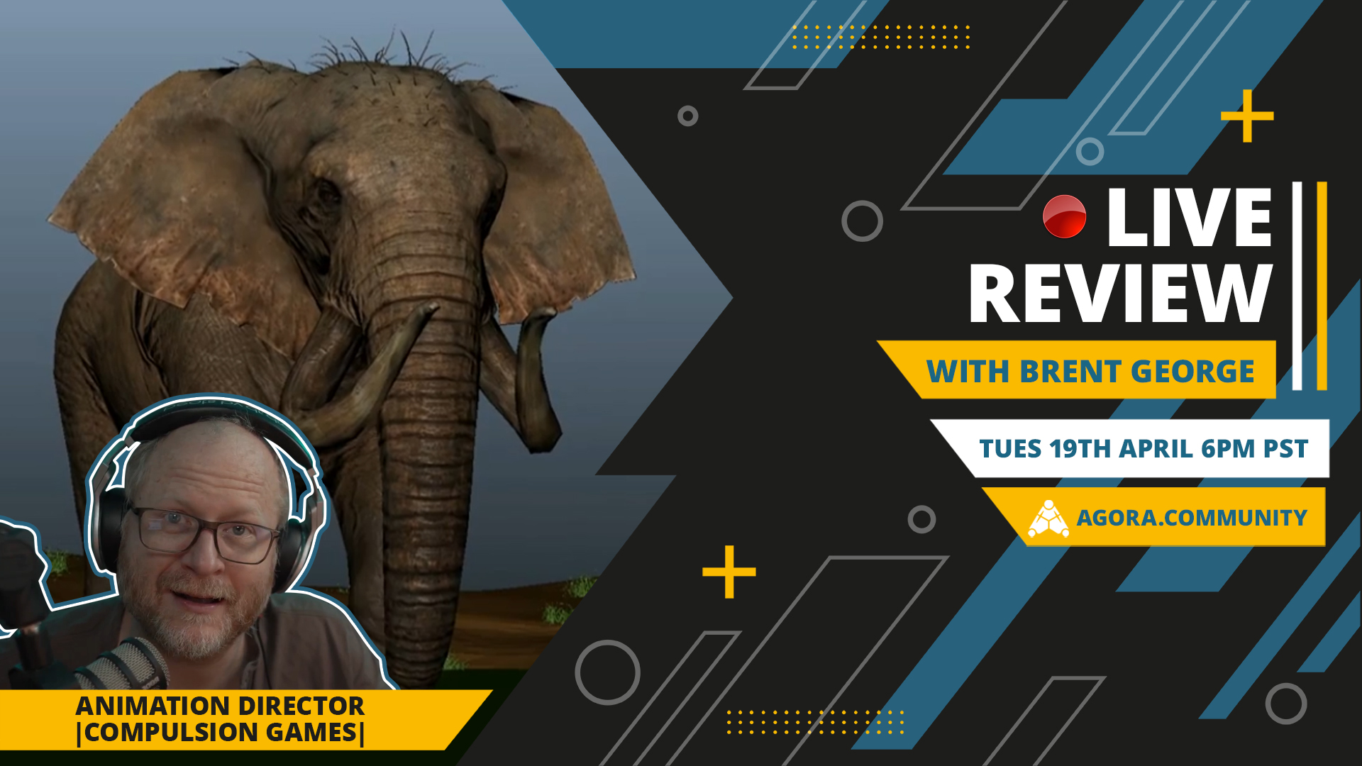 Agora.community | Live Animation Review With Brent George